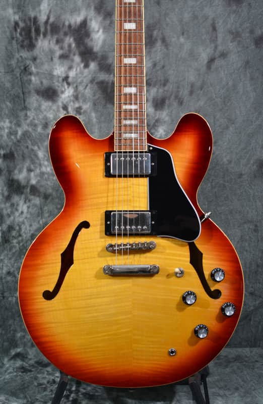 Epiphone ES-335 Figured Raspberry Tea Burst – Mainstagemusic